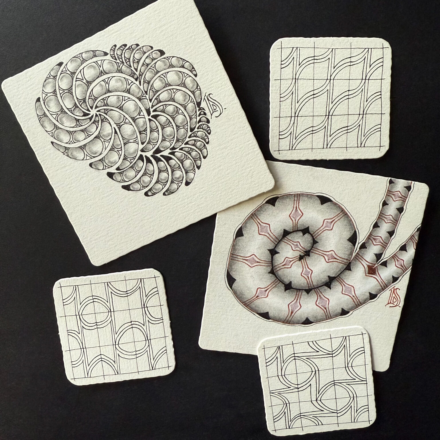 Zentangle® Beyond Basics Class – Reticula and Fragments - Ten Thousand ...